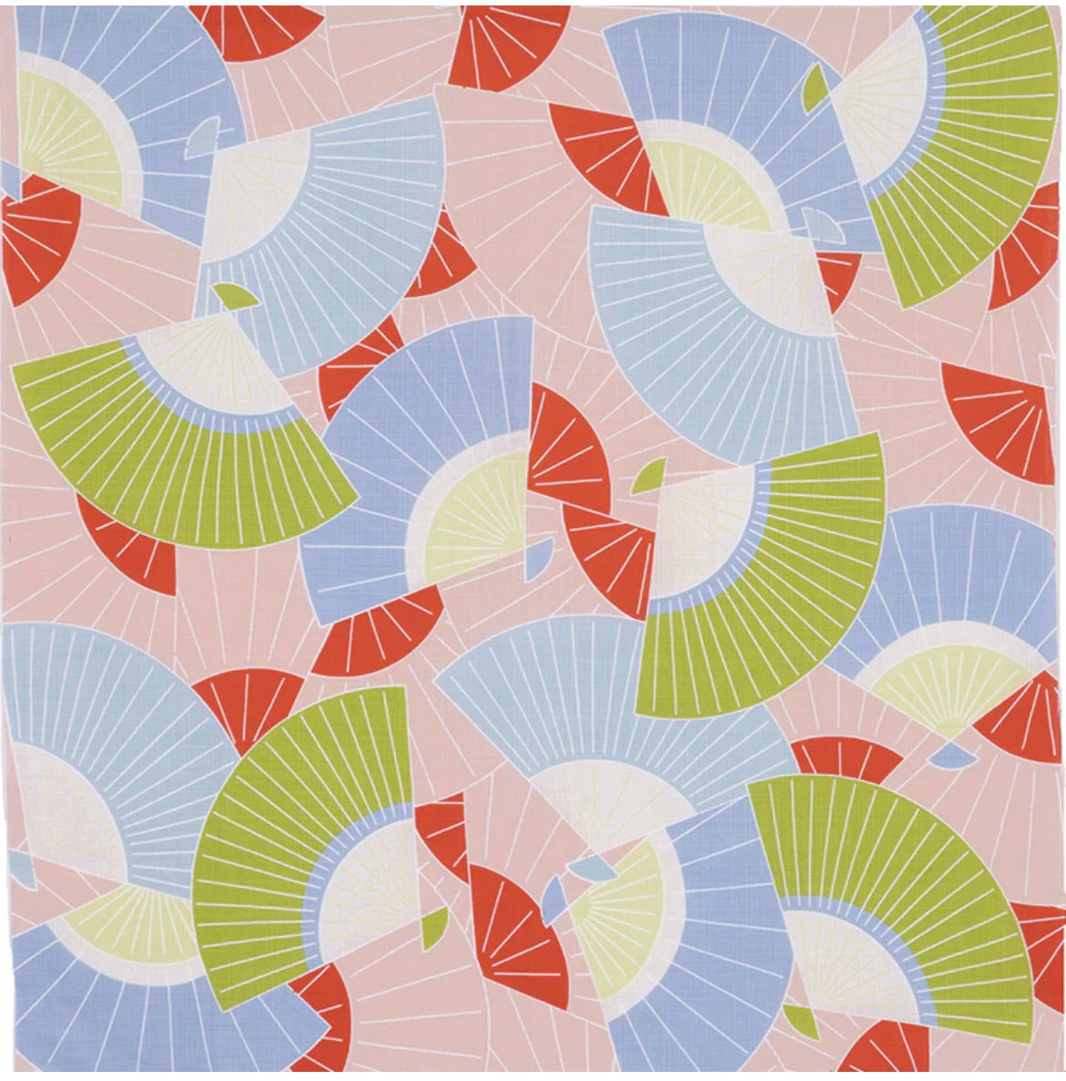Fan Pink Furoshiki Wrapping Cloth (70cm) | MUSUBI -Hime Musubi-– Nikkei ...